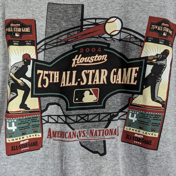 Majestic | Shirts | Vintage Houston Allstar Baseball Tshirt L | Poshmark